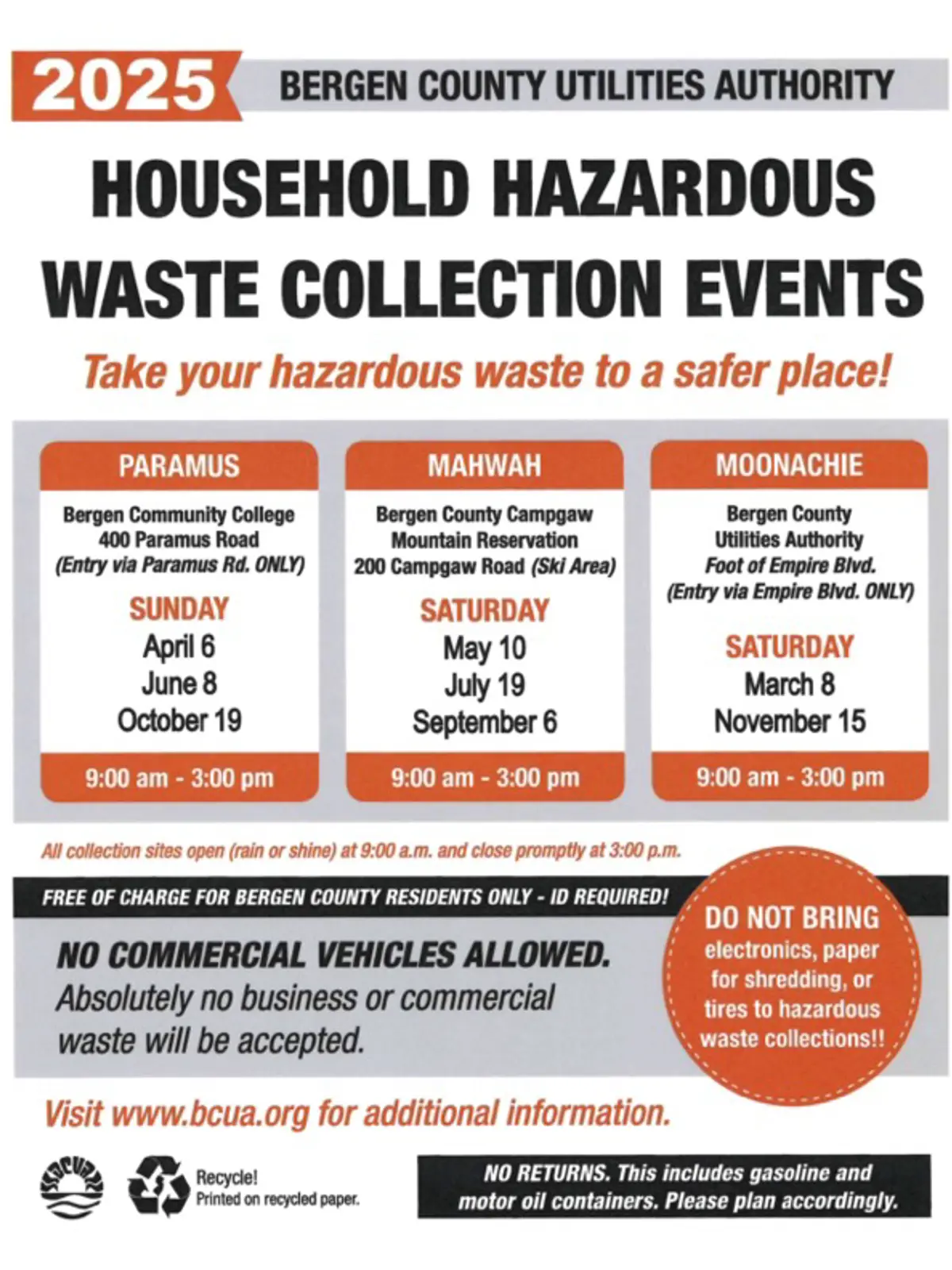 Hazardous Waste | Borough of Allendale