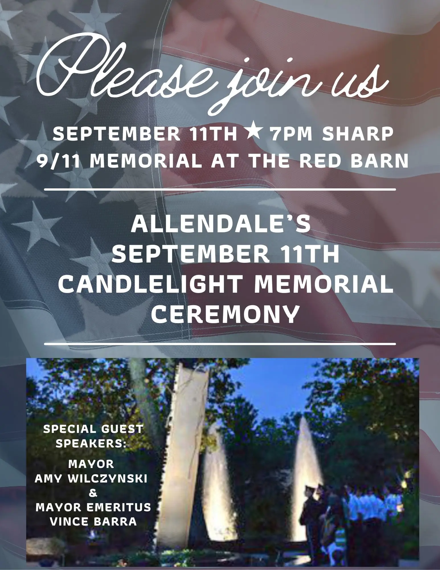 9/11 Candlelight Ceremony | Borough of Allendale