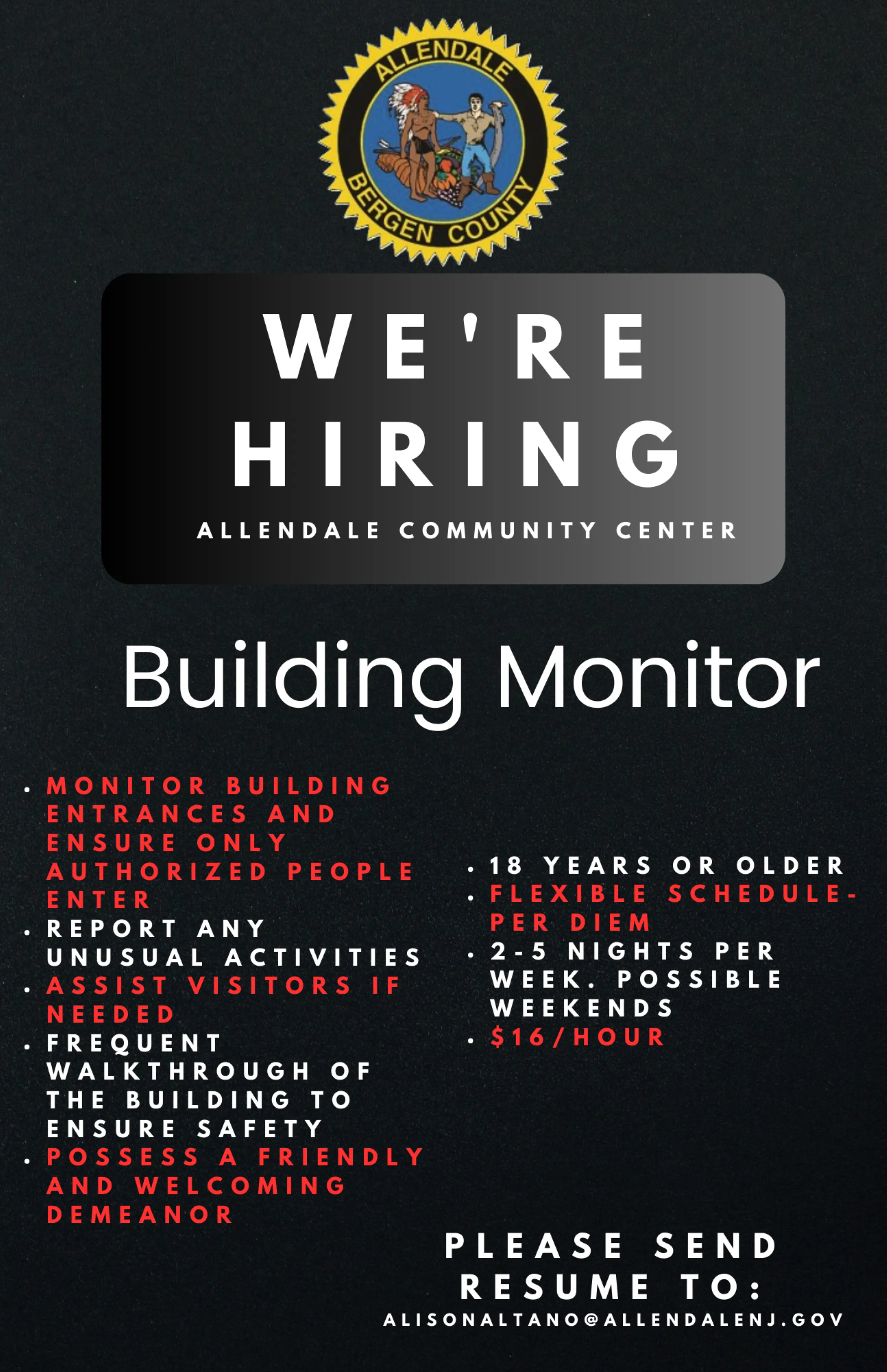 Building Monitor | Borough of Allendale
